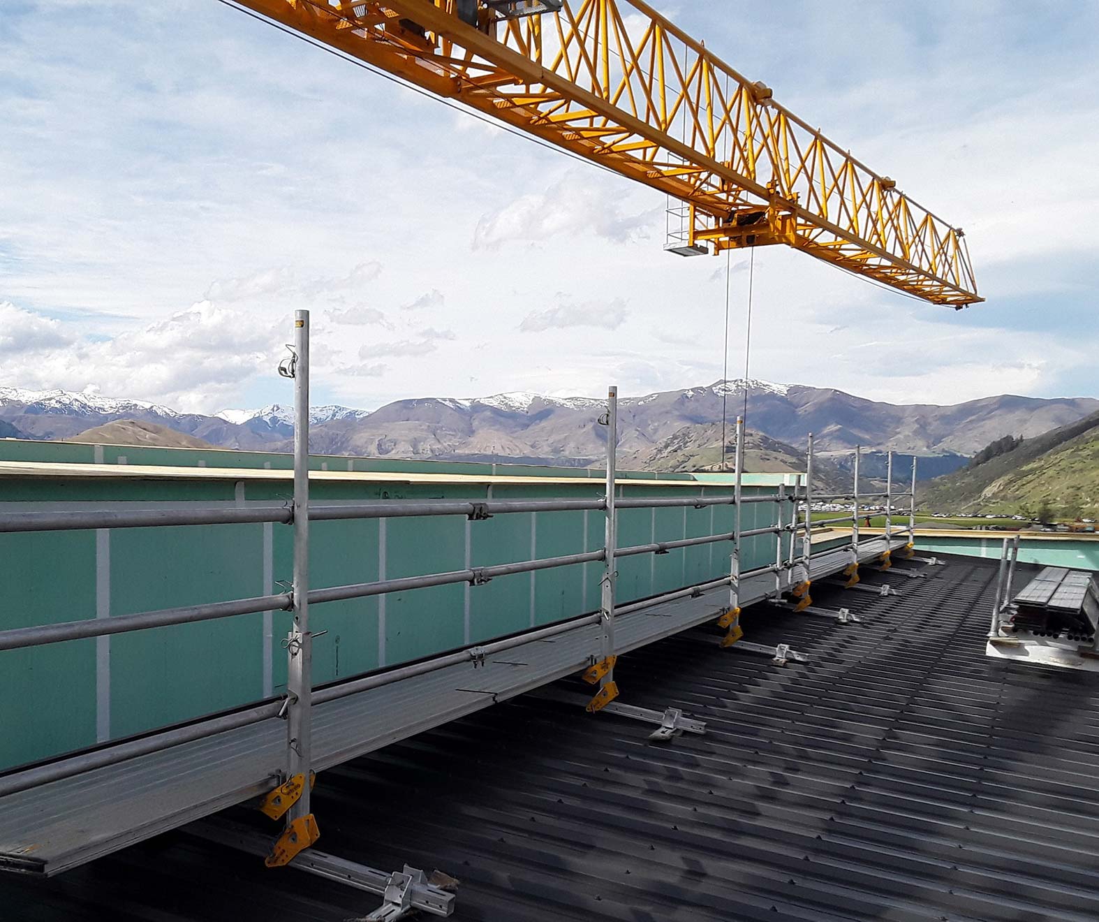 Edge Protection In Alexandra, Otago, New Zealand.